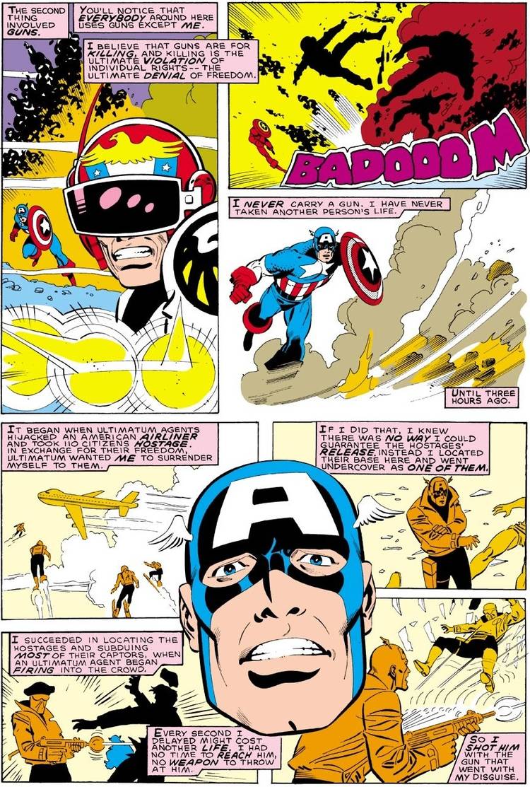 Captain America Bemoans the Lack of Interest in Captain America Comics