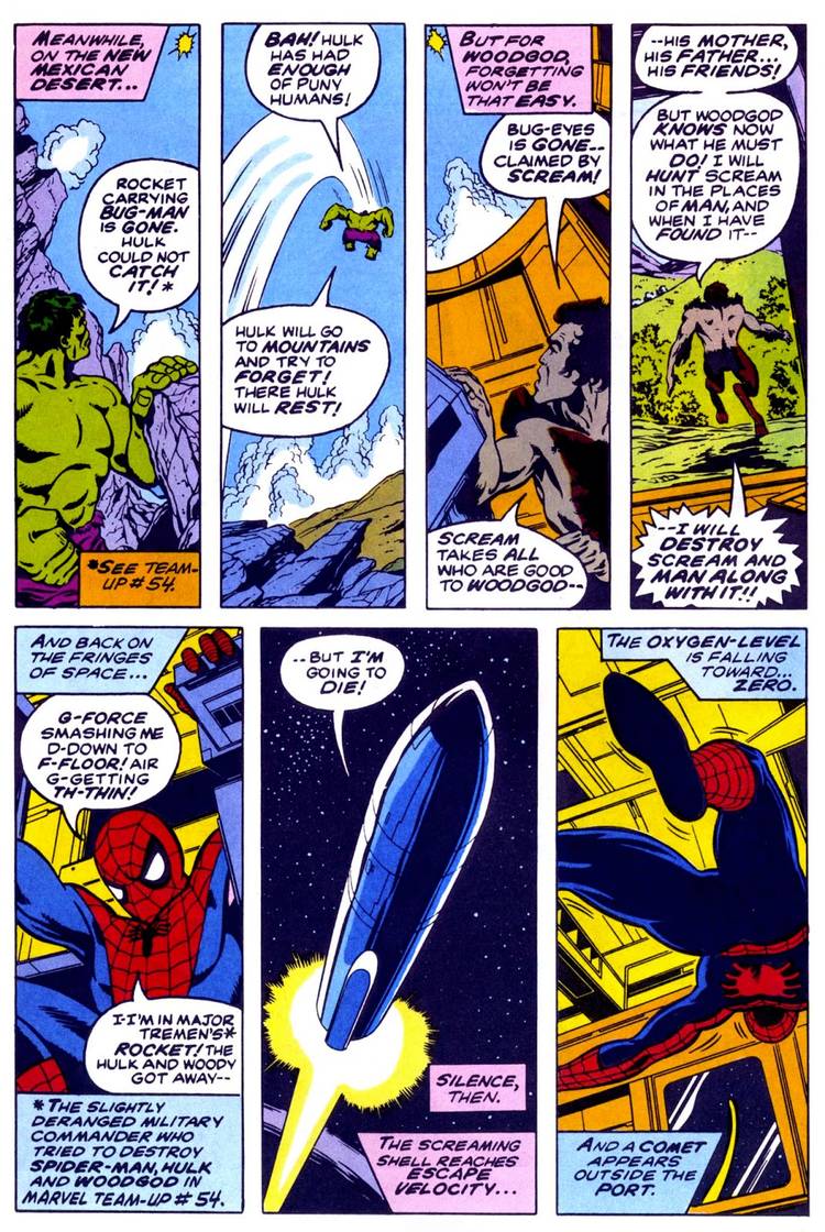 When Did Spider-Man First Travel to Outer Space?