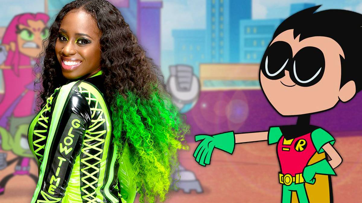 WWE Superstar Naomi Homages Teen Titan Bumblebee with MITB 2019 Ring Gear