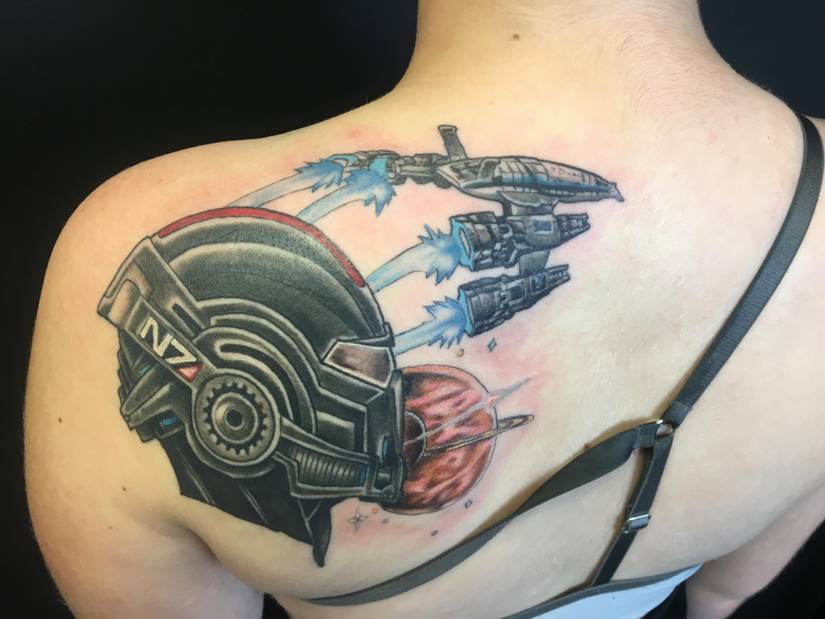 10 Mass Effect Tattoos That'll Make You Feel Like N7