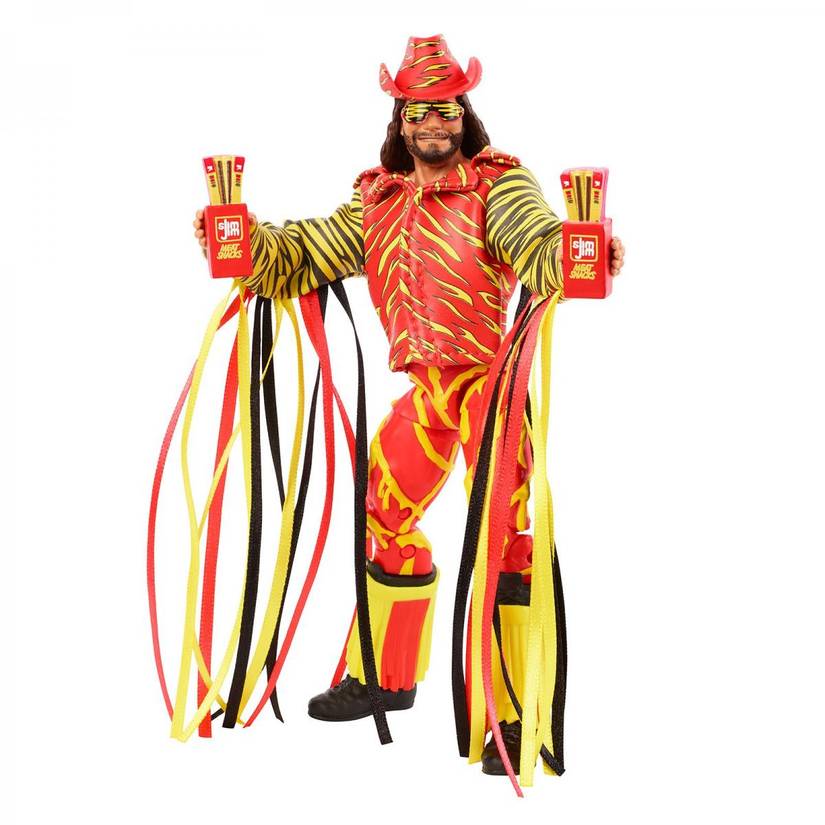 Oh, Yeah! Mattel, WWE Debut SDCC Exclusive Slim Jim Macho Man Figure