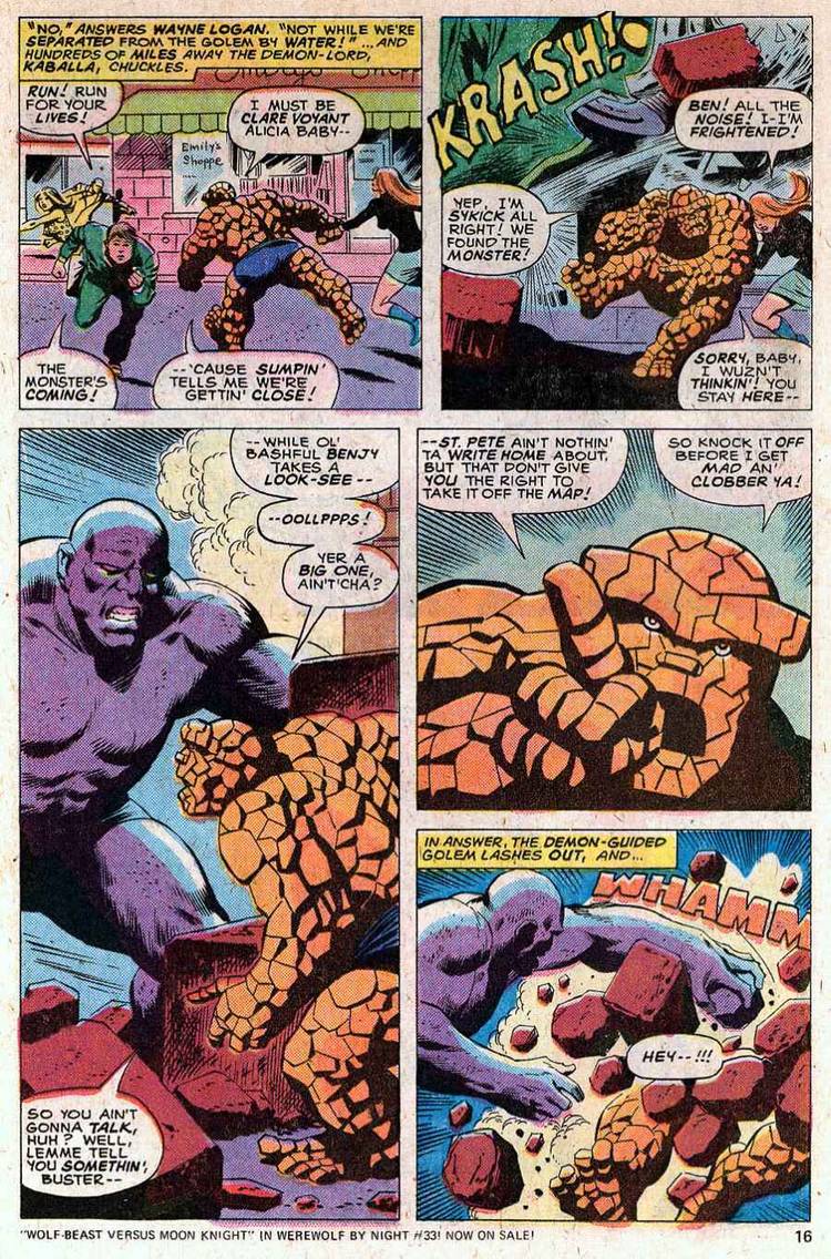 The Thing Made Sure to Give the Golem's Story a Satisfying Conclusion!