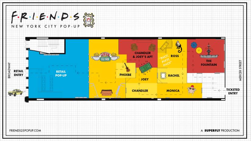 Friends Pop-Up Experience Celebrates Show's 25th Anniversary