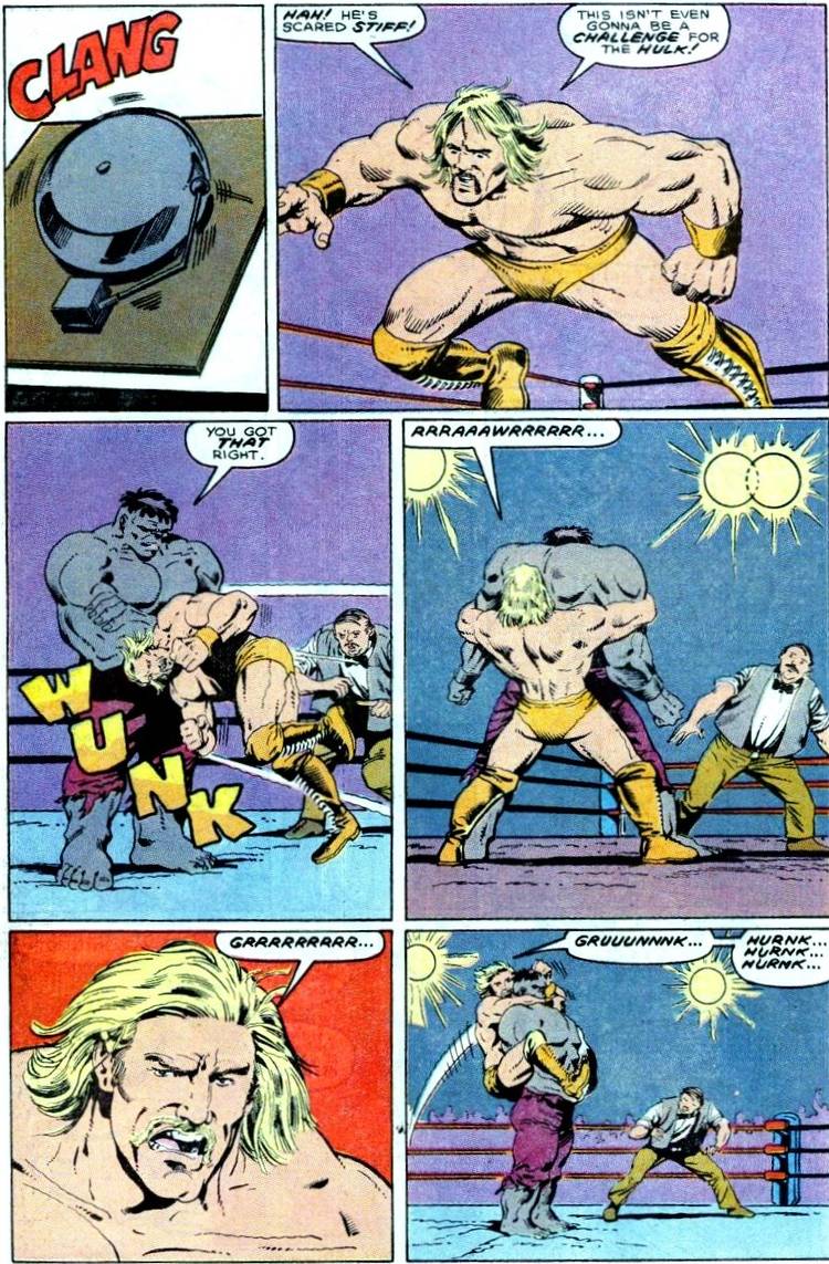 That Time That the Incredible Hulk Beat Up Hulk Hogan