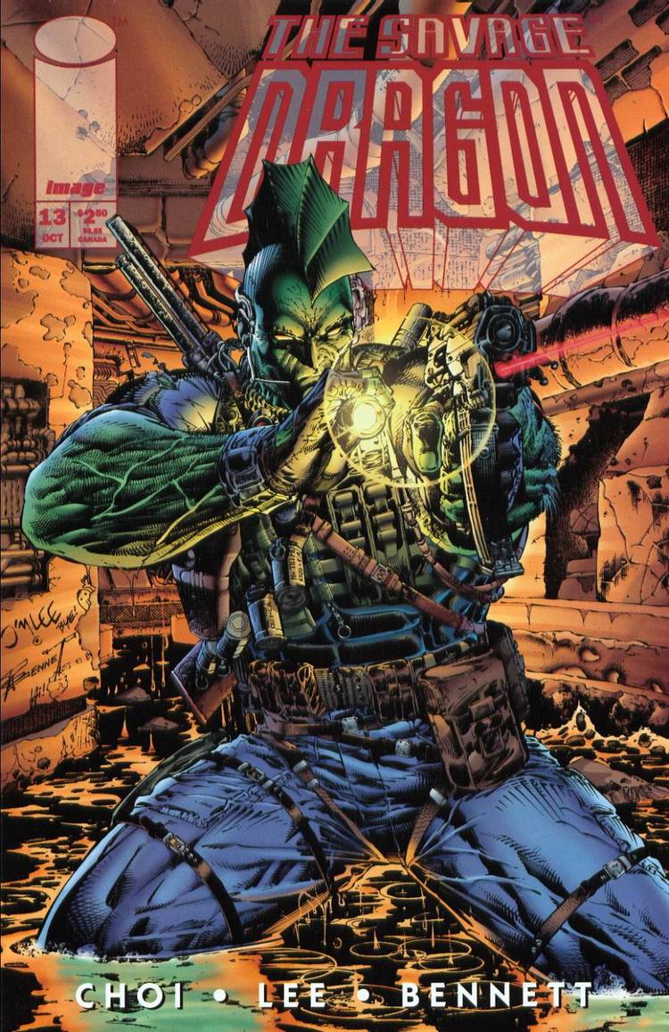 Did Jim Lee Kill Off a Major Savage Dragon Character In a Fill-In Issue?