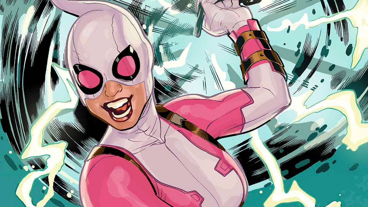Gwenpool Lifts Mjolnir in Gwenpool Strikes Back #4 Solicit
