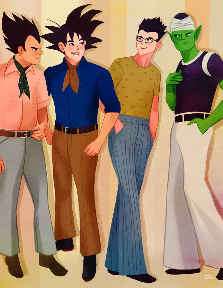 Line It Is Drawn: Comic Book Characters If They Were Designed In 1969