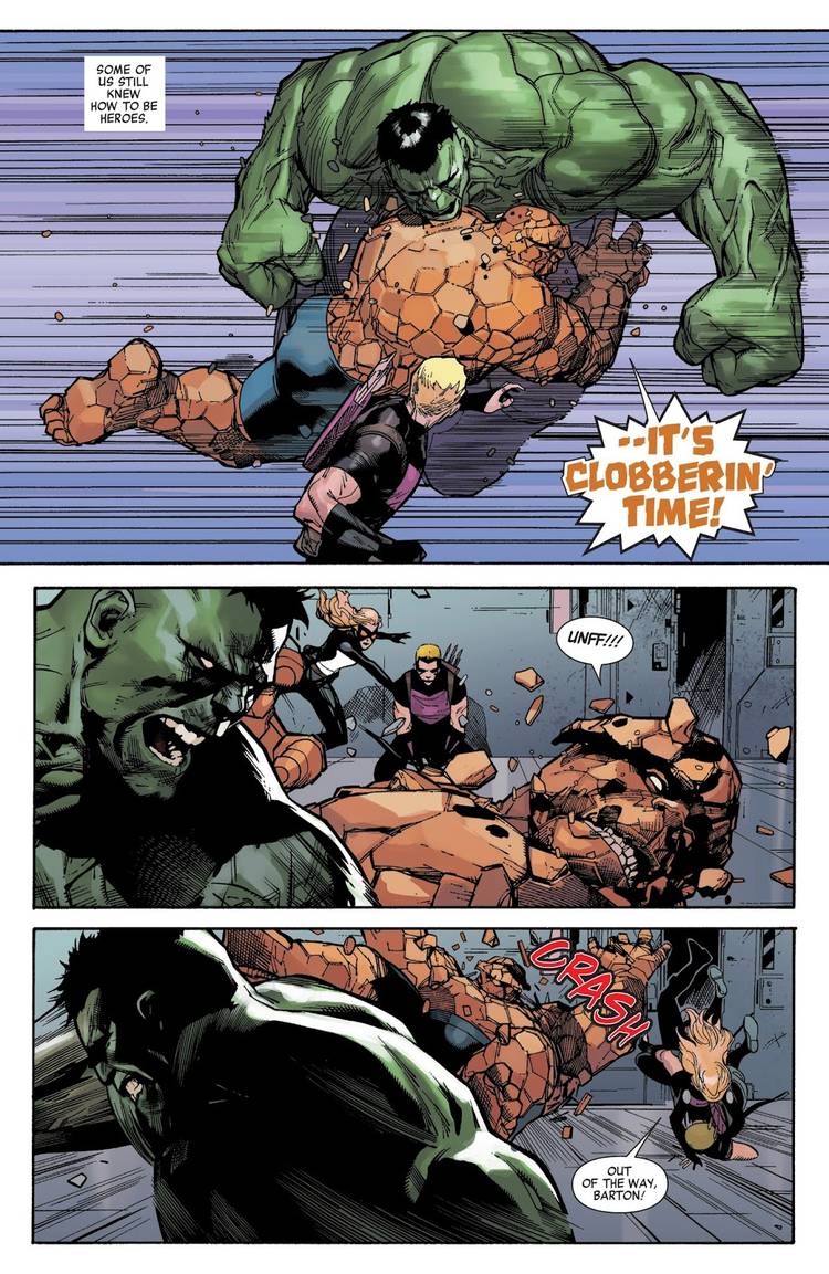Clobbering Times: A History of Hulk vs. Thing Battles