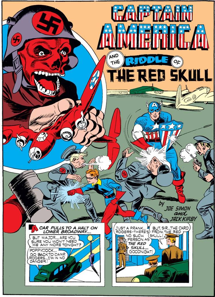 Comic Legends: Who Really Created the Red Skull in Captain America Comics?