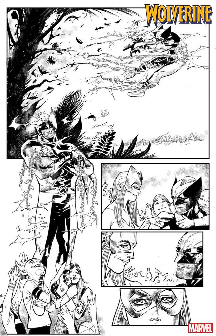 Wolverine Bonds with Jean Grey in First Look of New X-Men Series