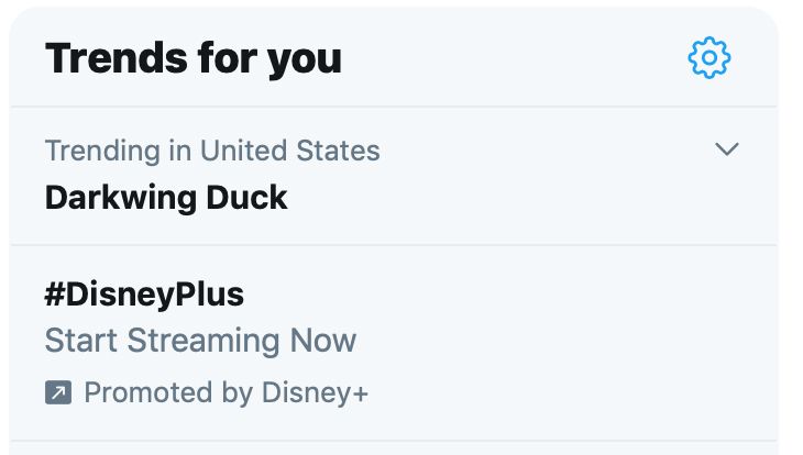 Darkwing Duck Trends on Twitter Hours After Disney+ Launch