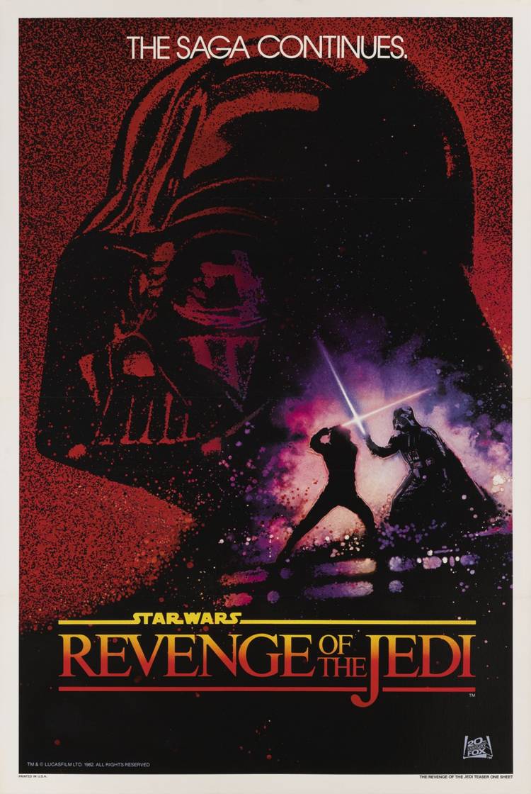 Star Wars: New Rise of Skywalker Poster Homages Revenge of the Jedi