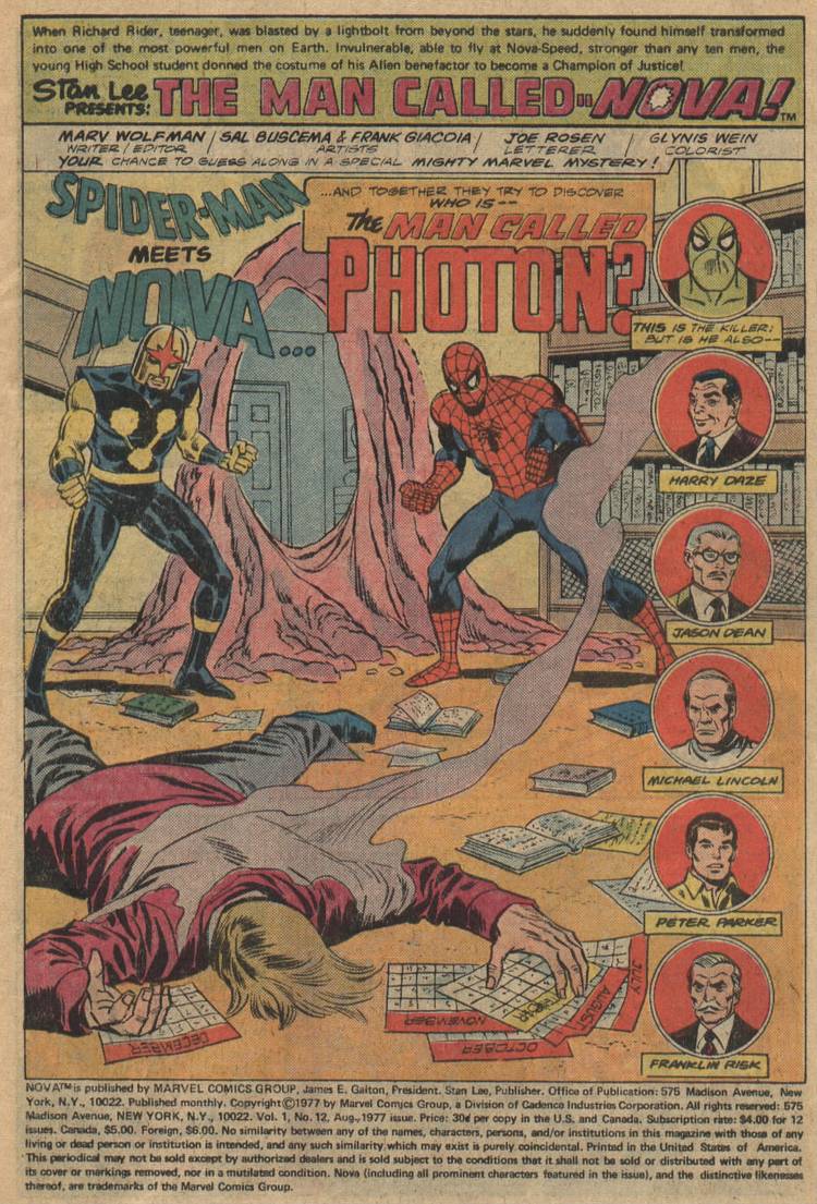 The Origin of the Secret Spider-Man/Nova Murder Mystery Crossover