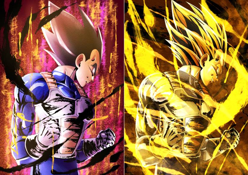 DBZ: 10 Fan Art Pictures Of Vegeta That Prove He Is The Prince Of All ...