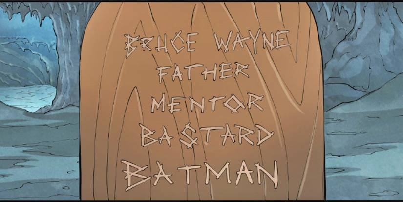 DCeased: Bruce Wayne’s Gravestone Is Grim But Somehow Perfect