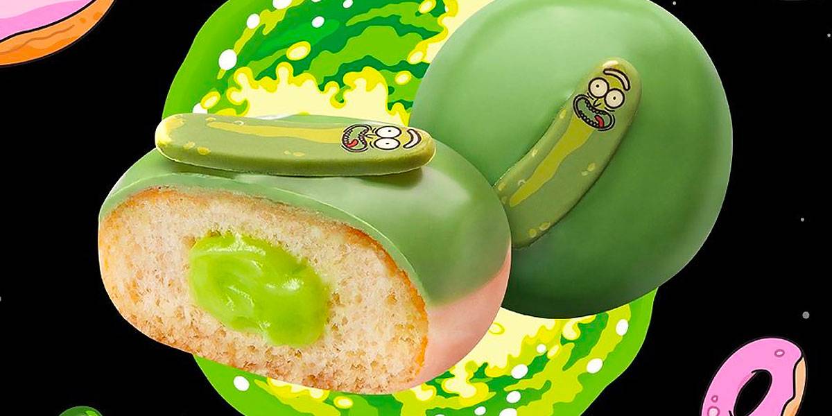 Krispy Kreme Teams with Rick & Morty for the Pickle Rick Donut