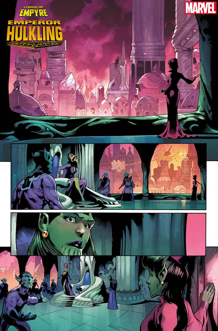 Empyre: Emperor Hulkling Preview Gives the Young Avenger Superman's Origin