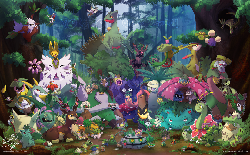 Pokémon: 10 Pieces of Grass Pokémon Fan Art We Love