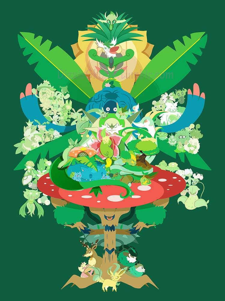 Pokémon: 10 Pieces of Grass Pokémon Fan Art We Love