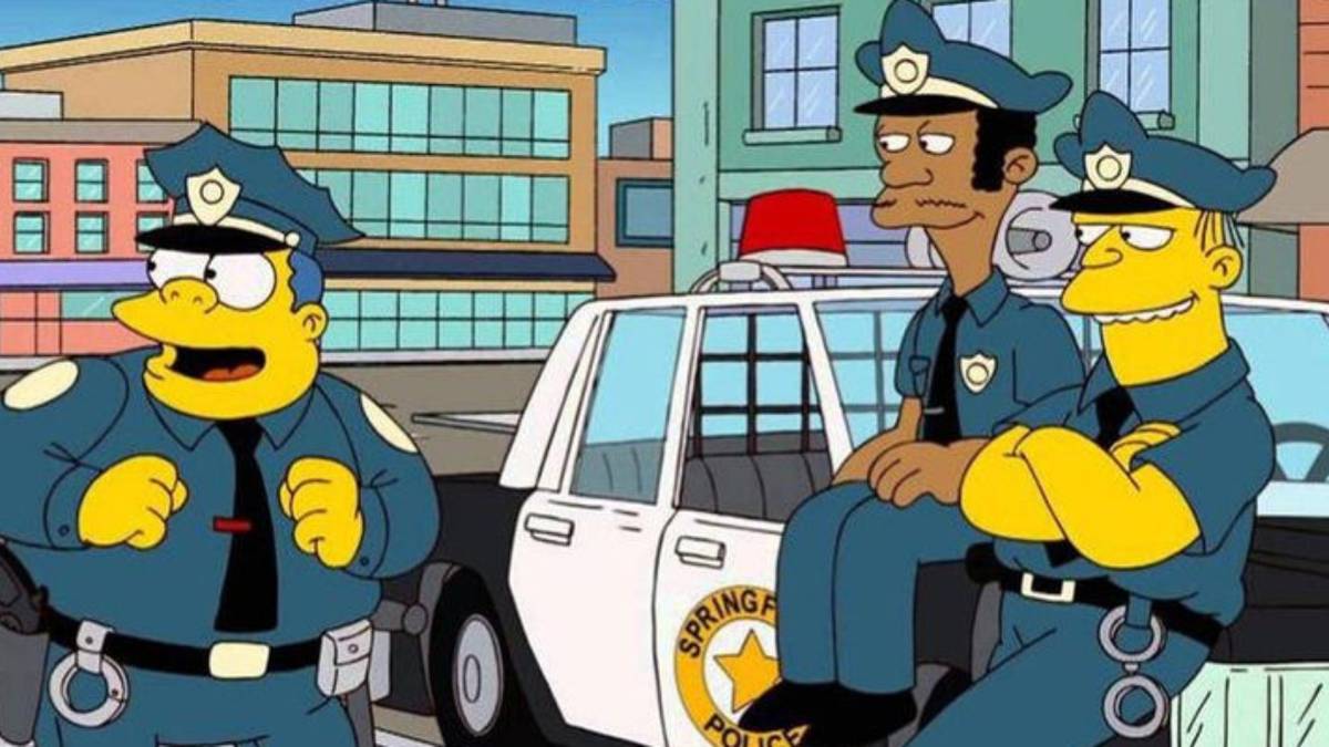 Simpsons Characters Police Officer Police Chief Simpsons GIFs | Tenor