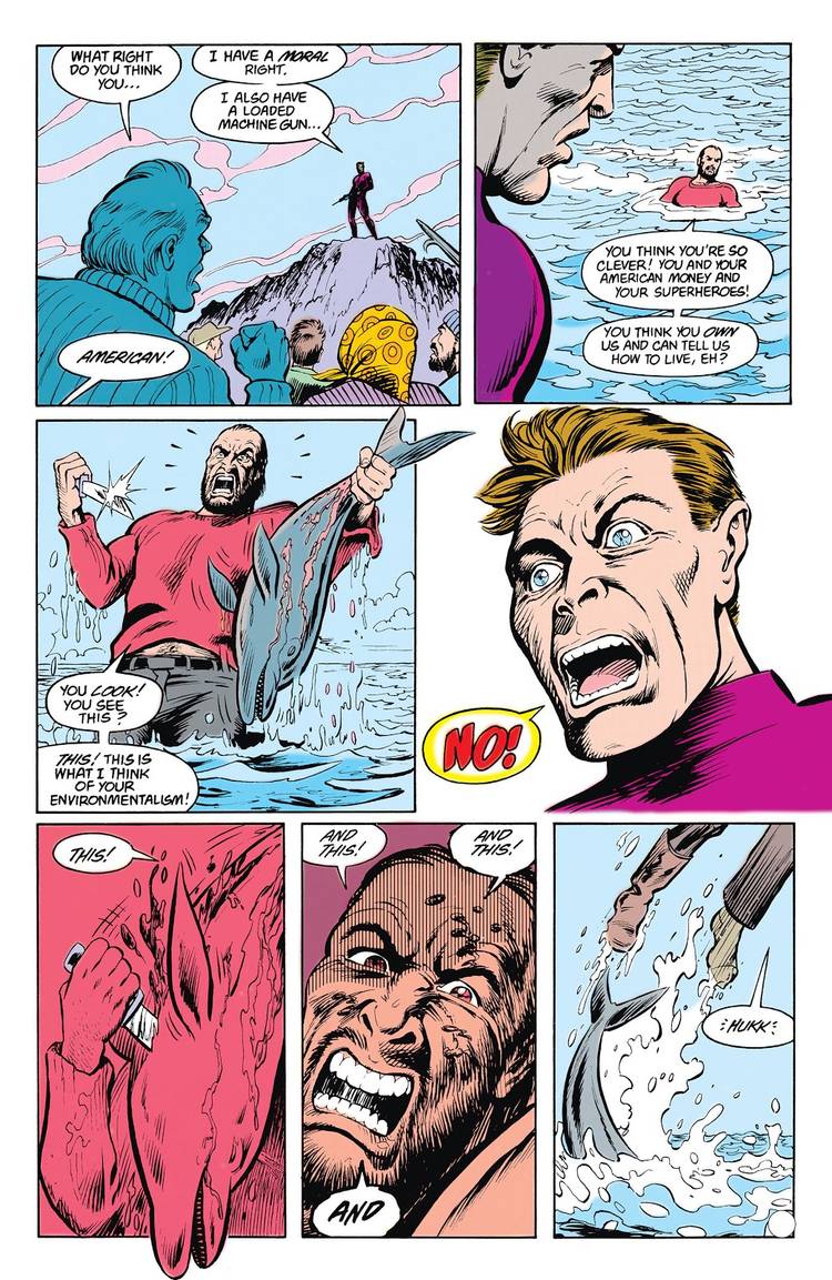 A School of Dolphins Get The Last Word In this Animal Man Classic