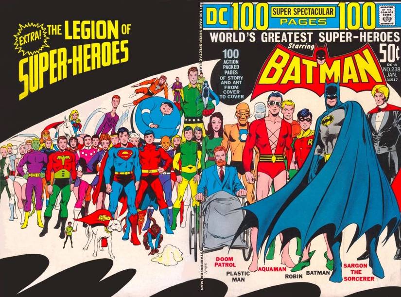 See The Folded Out Glory of DC's 100-Page Giant Wraparound Covers!