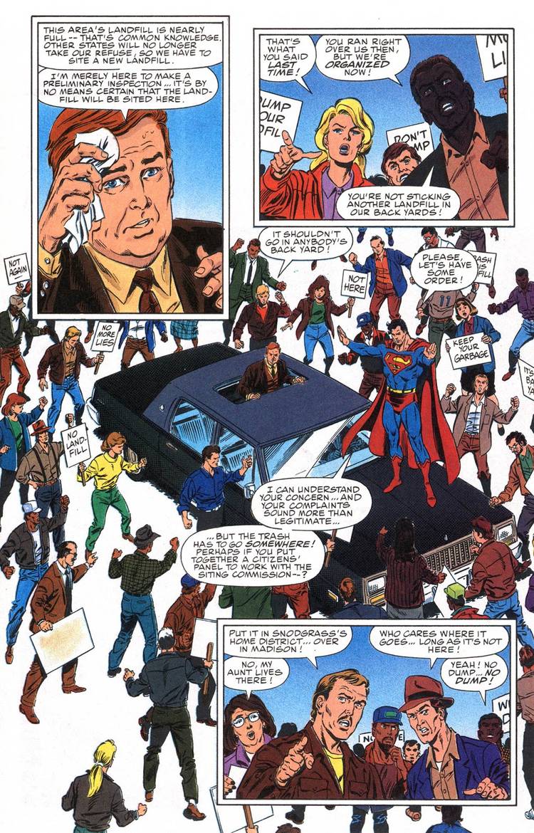 See Superman Celebrate Earth Day Back in 1991!