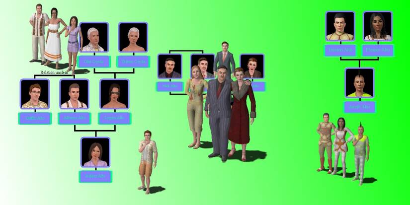 The Sims: The Five Best Pre-Made Families