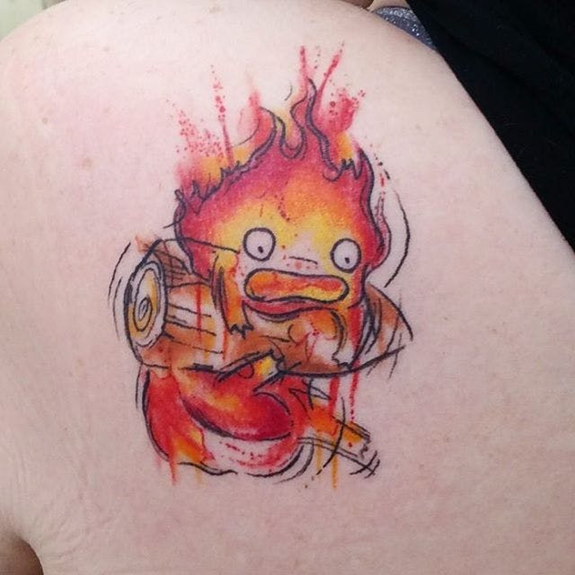 Howl's Moving Castle: 10 Best Fan Tattoos Based Off The Studio Ghibli Movie