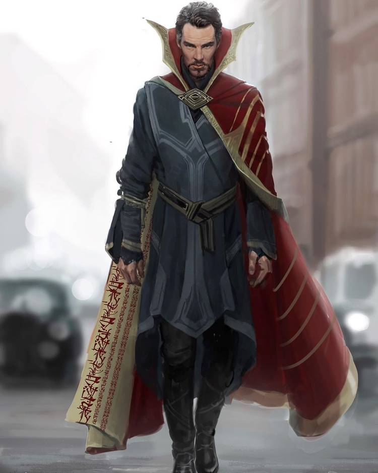 Doctor Strange Gets a Striking Costume Variation in Unused Concept Art