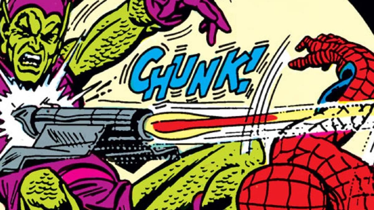 Clúdach Comic Goblin Glas