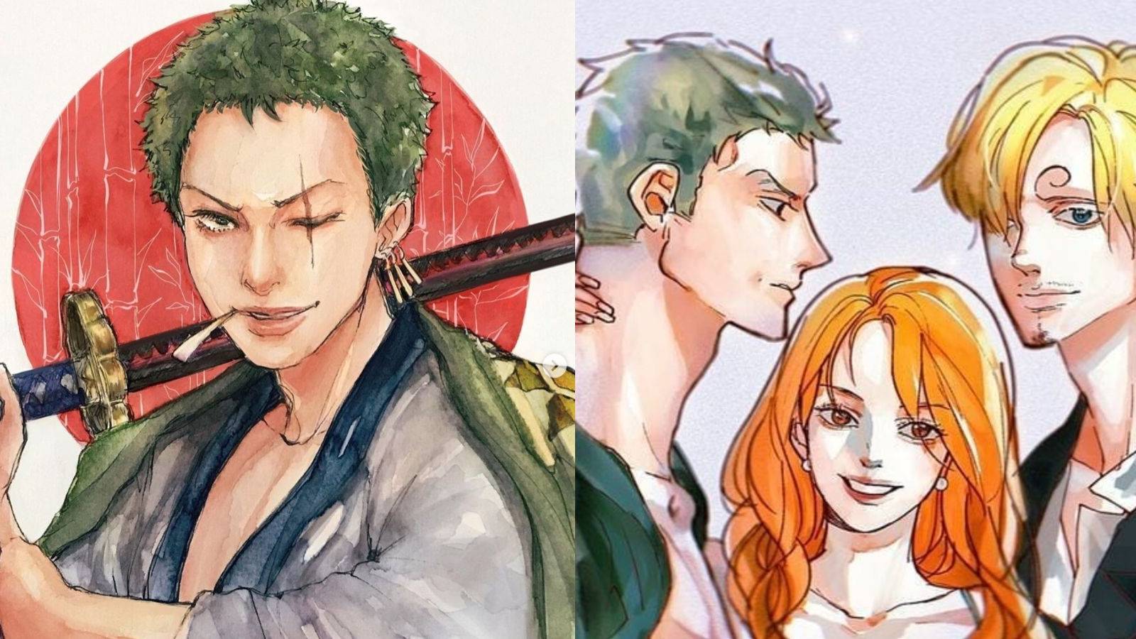 One Piece: 10 Awesome Fan Art Of Characters Drawn In Different Anime Styles
