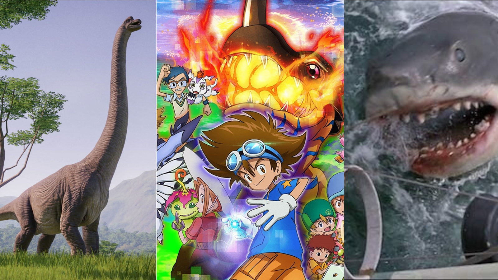 Digimon Adventure Returns With Jurassic Park- and Jaws-Themed Episode