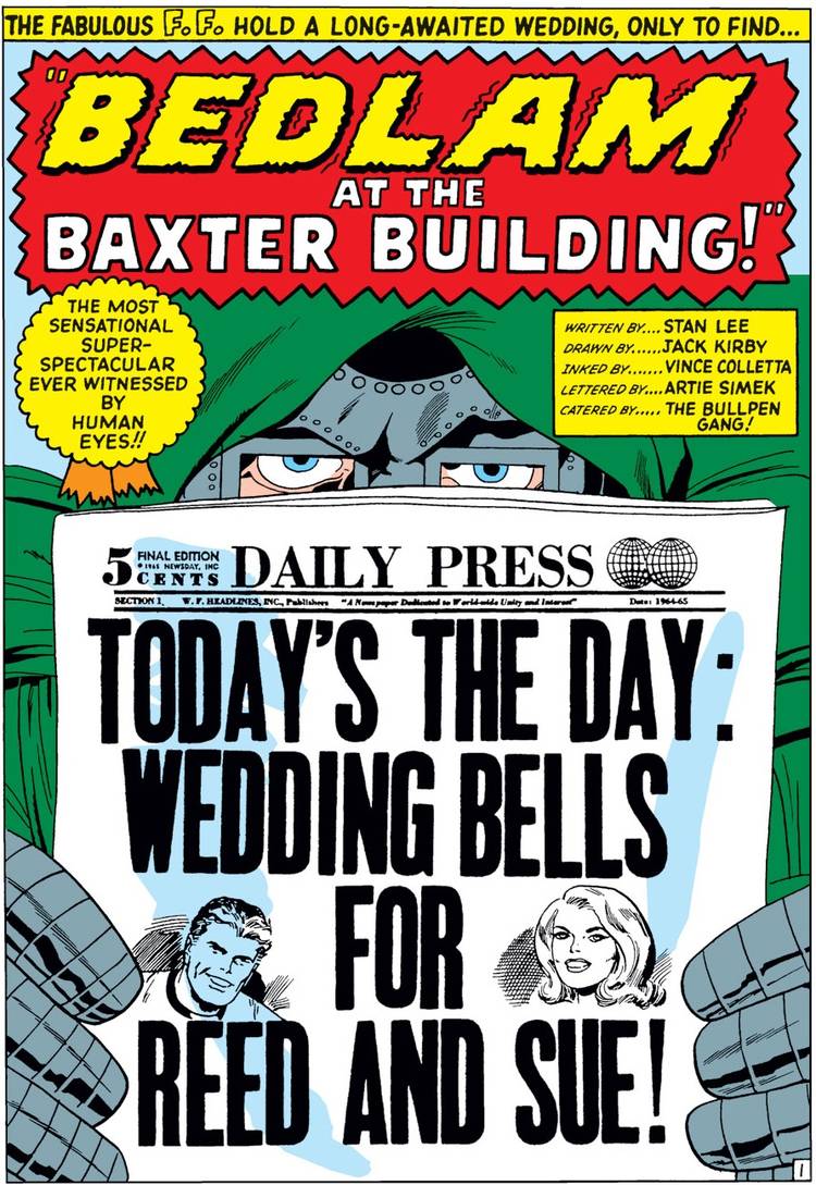 Reed and Sue's Wedding Was So Big That Not Even Stan and Jack Got Invites