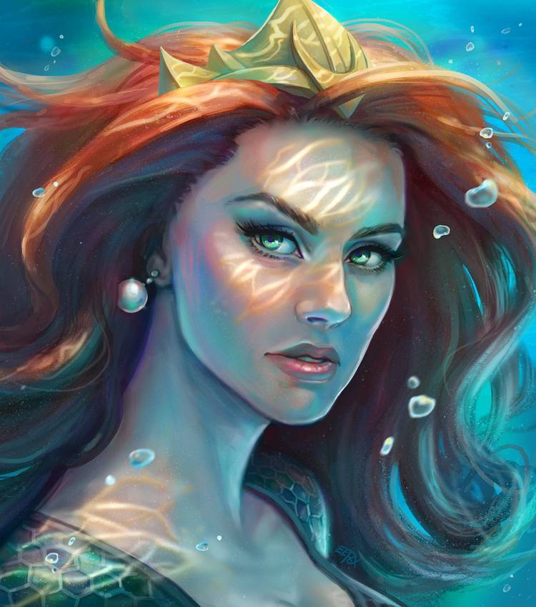 DC: 10 Mera Fan Art Pictures That Prove She's The Real Queen Of Atlantis