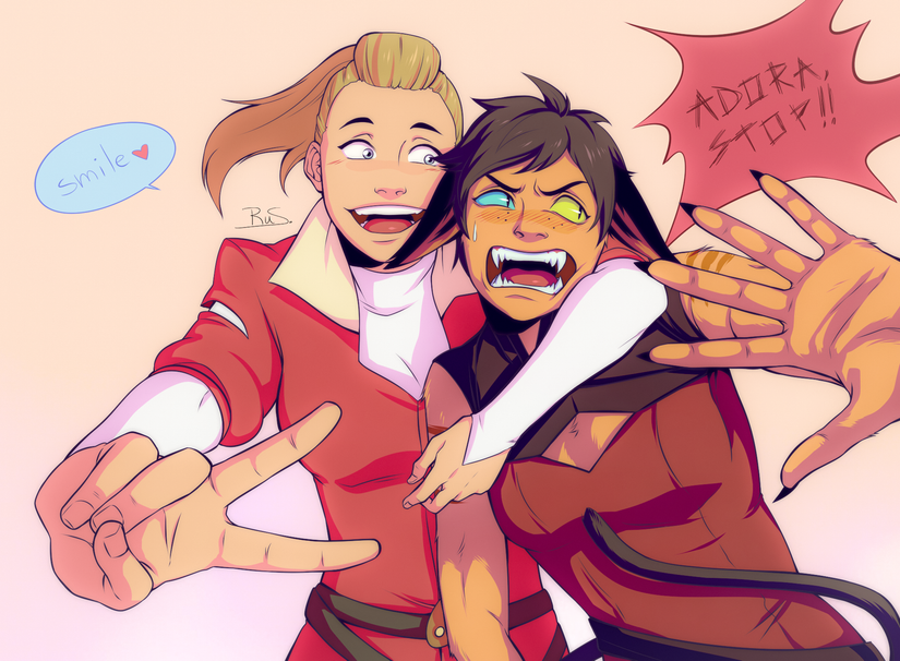 She-Ra: 10 Pieces of Adorable Adora & Catra Fan Art