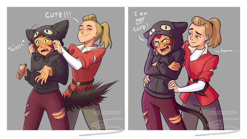 She-Ra: 10 Pieces of Adorable Adora & Catra Fan Art