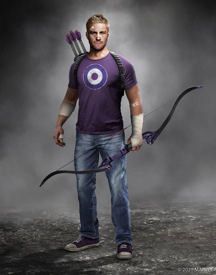 Hawkeye Concept Art for Marvel's Avengers Homages an Iconic Look From ...