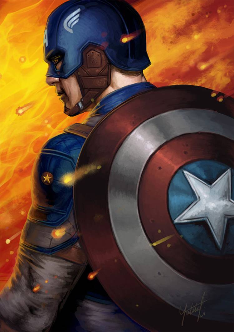 Get This Man A Shield: 10 Of The Best Captain America Fan Art Pieces On ...