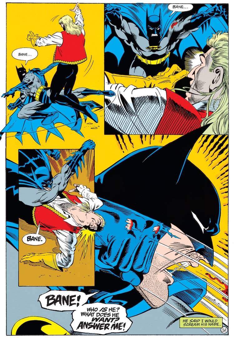 Batman Takes On Bane's Minions While Bane Prepares for the Main Event