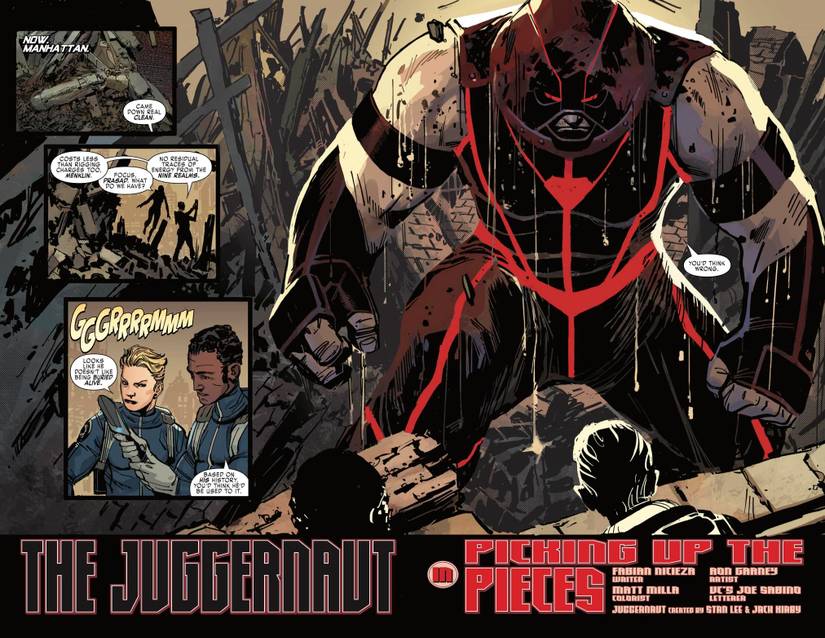 Marvel's Juggernaut Debuts His New Helmet in Issue #1 First Look