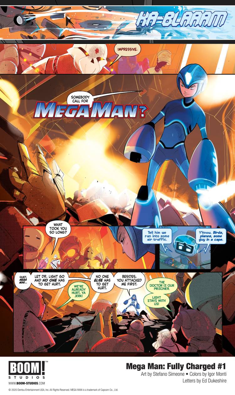 Mega Man Battles an Army of Robots in Fully Charged First Look