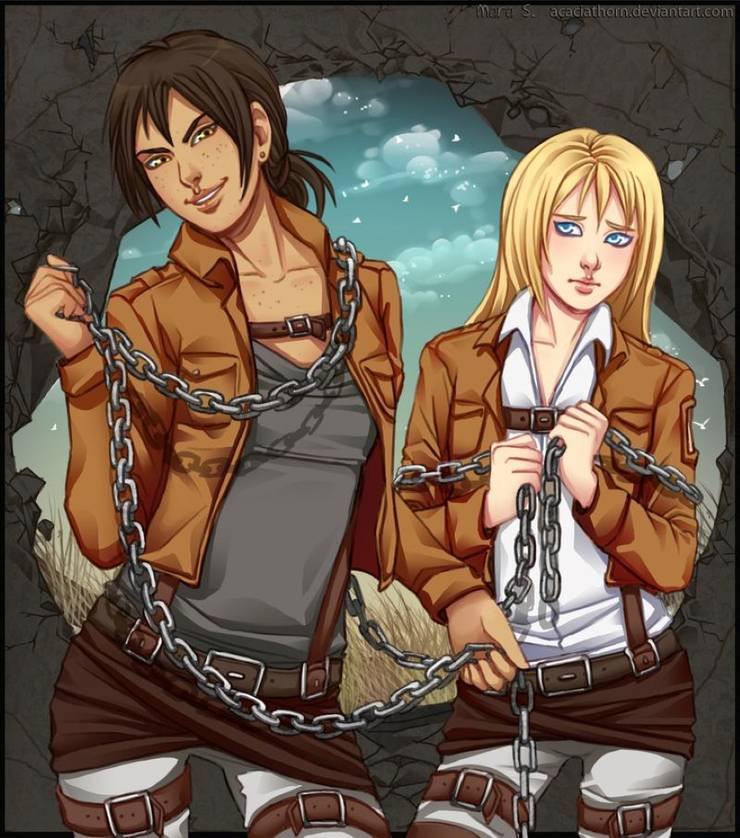 Ymir And Krista Official Art