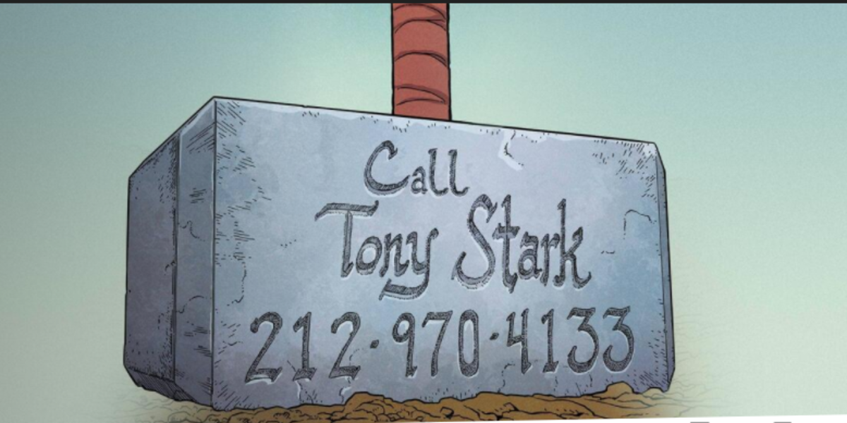 Marvel's Thor #7 Reveals Tony Stark's Real-World Phone Number - And It ...