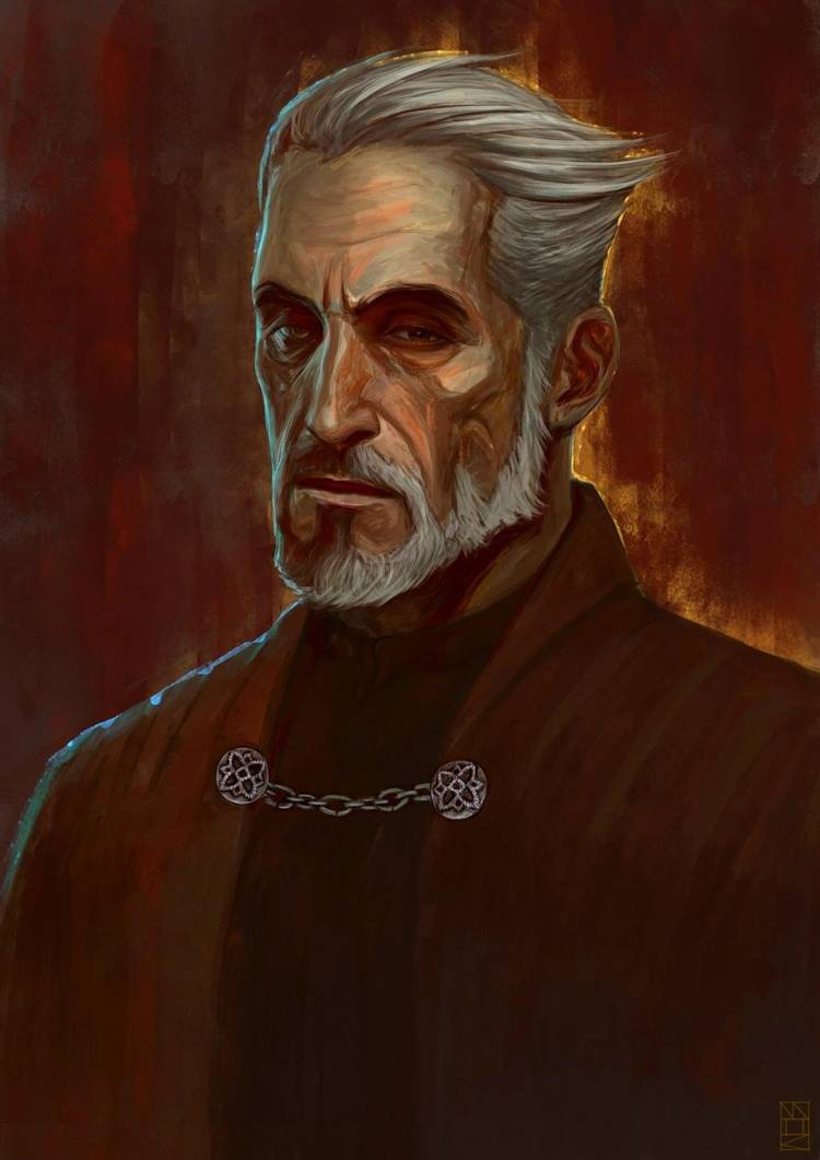 Star Wars: 10 Pieces Of Count Dooku Fan Art That Are Royally Awesome