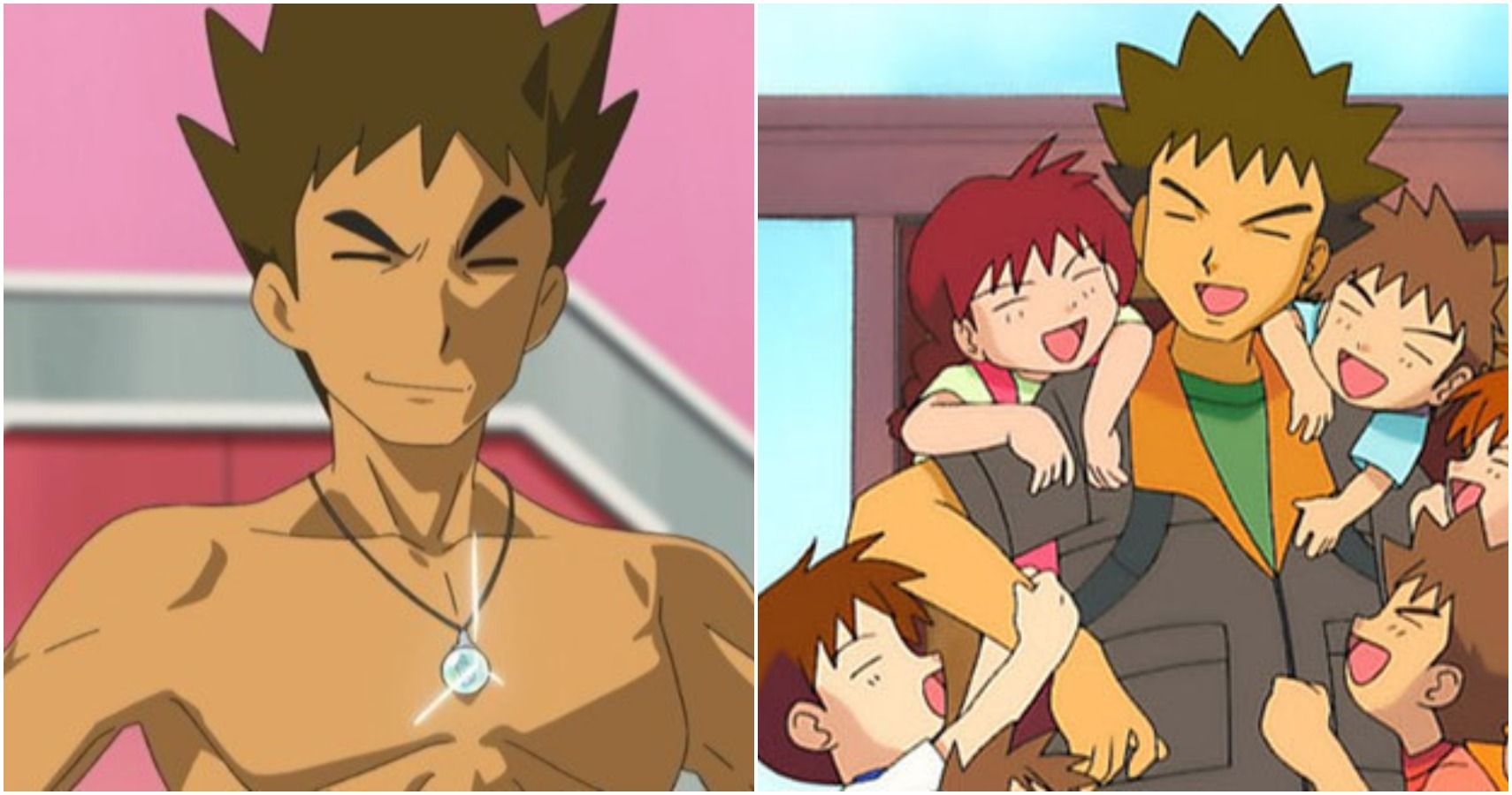 Originele Pokemon Personages Ash Brock Ältere Brock Und Misty, Die