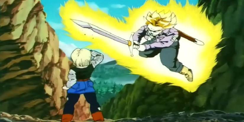 Every Time Future Trunks Fought With His Sword in Dragon Ball (In ...