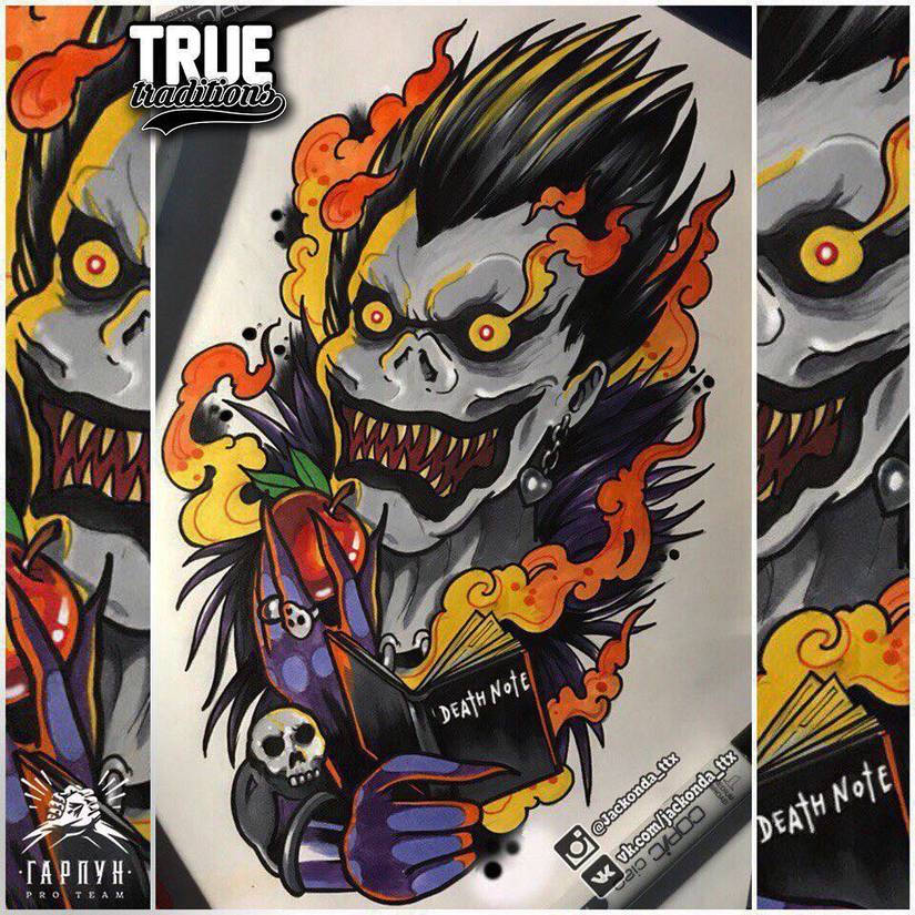 Death Note: 10 Pieces Of Ryuk Fan Art We Adore