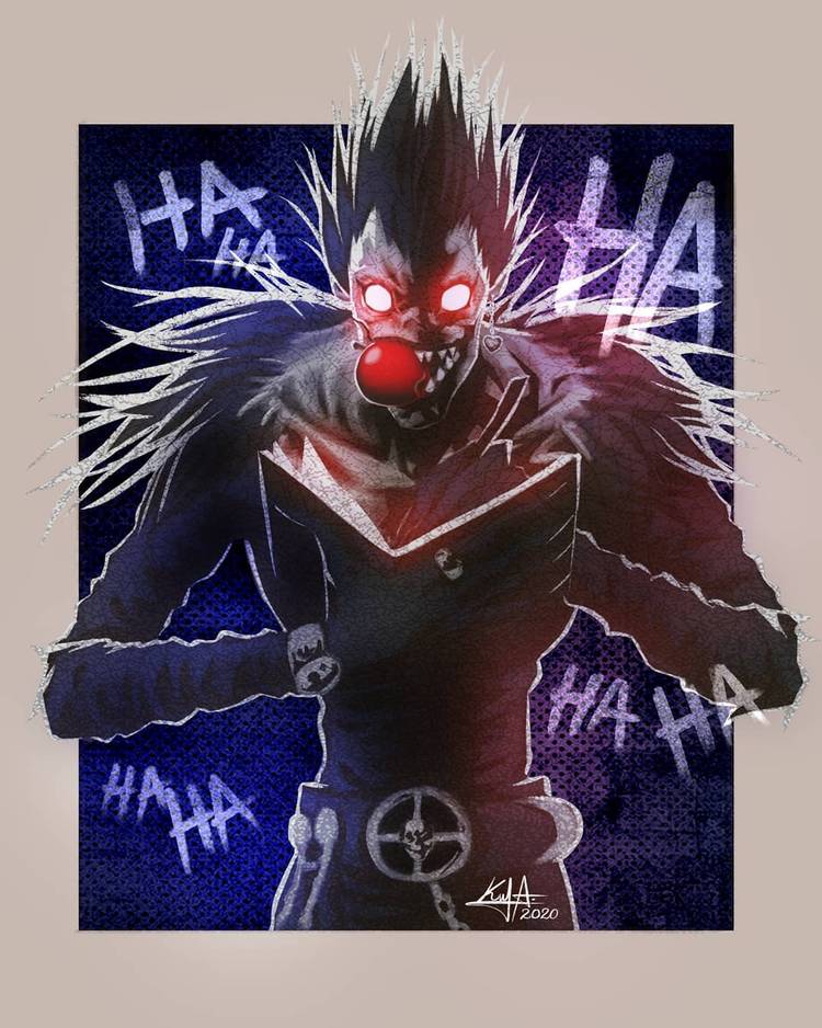 Death Note: 10 Pieces Of Ryuk Fan Art We Adore