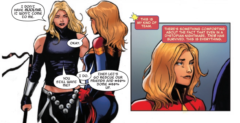 Captain Marvel: Thor's Future Daughter Is Built Like a Hulk